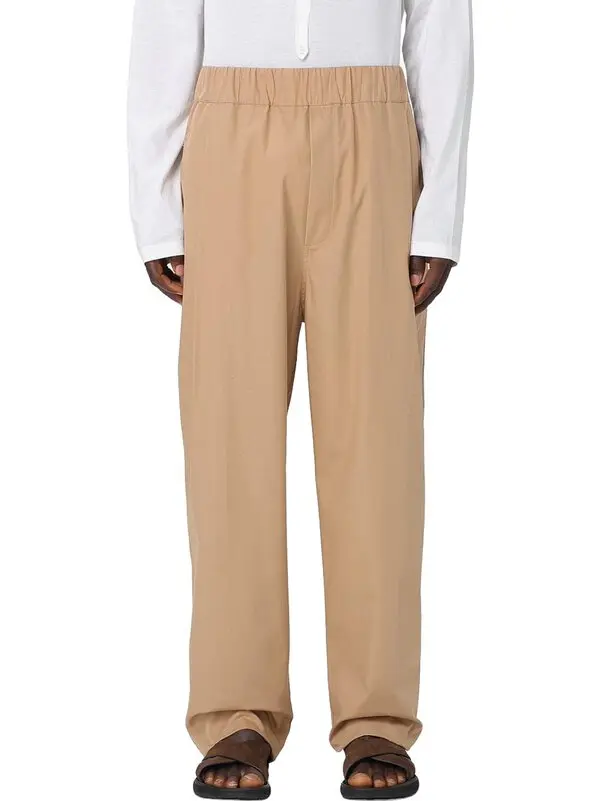 LANEUS Wide Leg Trousers - Brown