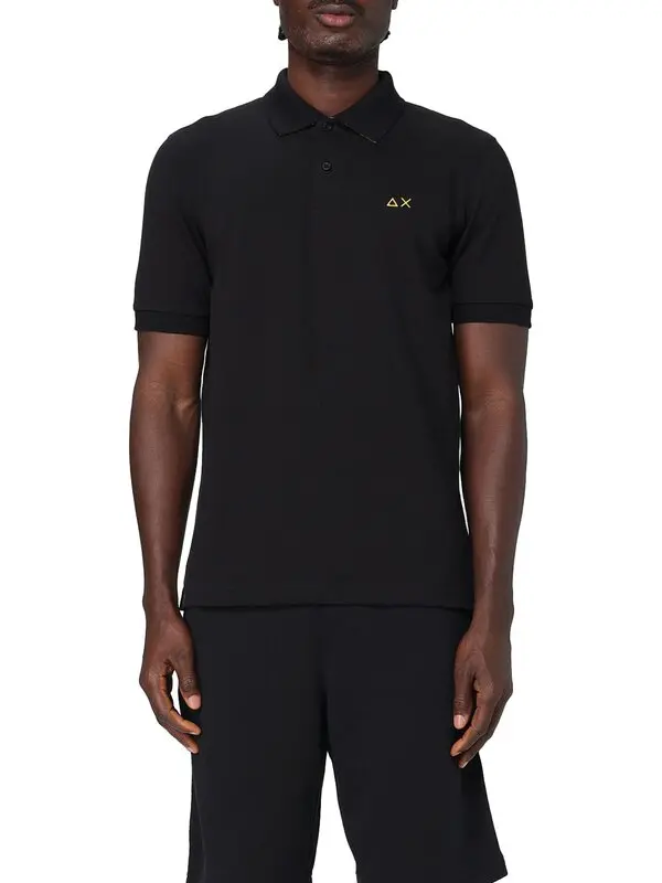 SUN 68 Polo Shirt - Black
