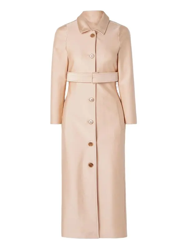 Marie Adam-Leenaerdt Belted Trench Coat - Neutrals