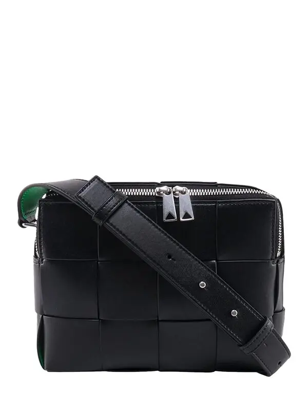 Bottega Veneta Small Cassette Camera Bag - Black