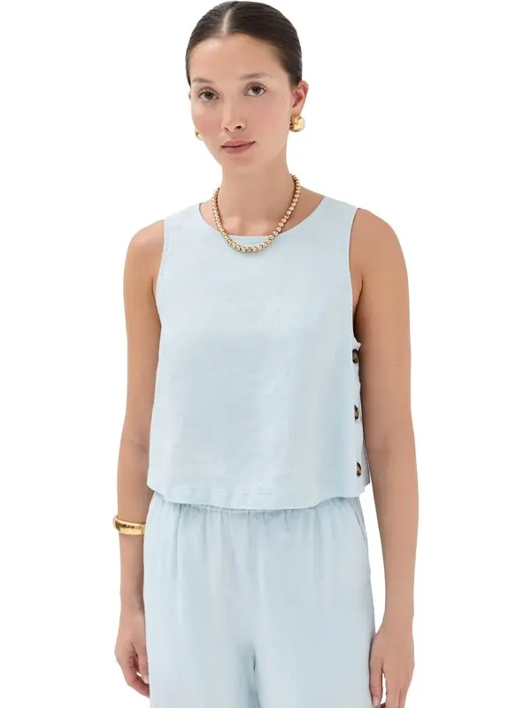 LE BOP Margot Tank - Sky Blue