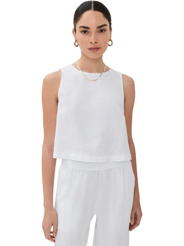 LE BOP Margot Tank - White