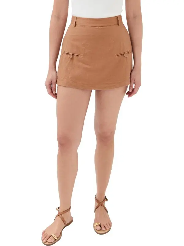 LE BOP Simone Skort - Pecan