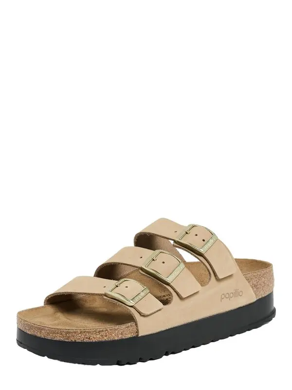 BIRKENSTOCK Florida Platform Flex Sandals - Sandcastle