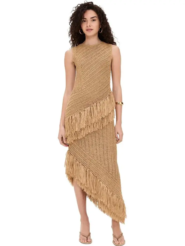 SIMONMILLER Beja Crochet Dress - Natural