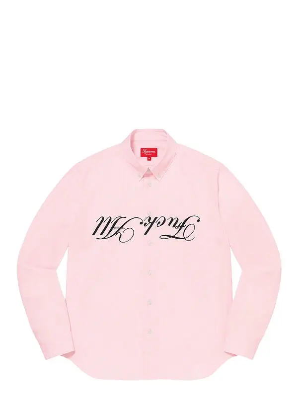 Supreme X Jamie Reid Fuck All Shirt 'light - Pink