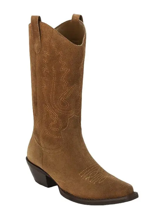Matisse Gaucho Western Boot - Brown Suede