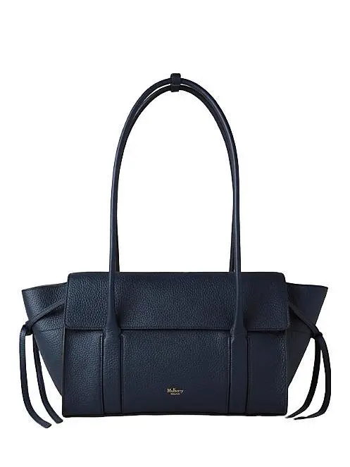 Mulberry Bayswater Small Grained-leather Tote Bag - Night Sky