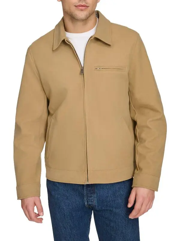 LEVI'S Faux Suede Utility Jacket - Tan