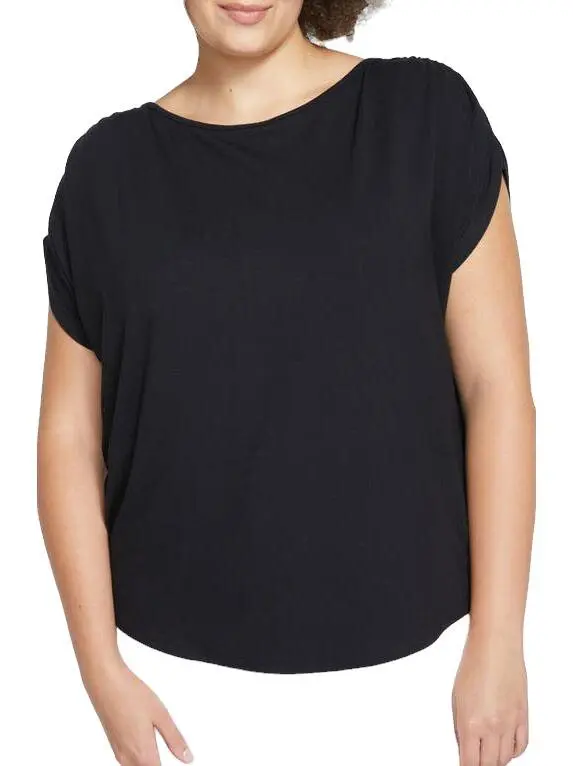 Universal Standard Helena Divine Jersey Top - Black