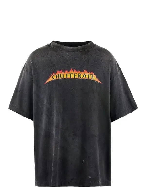 SAINT MXXXXXX Obliterate T-shirt - Black