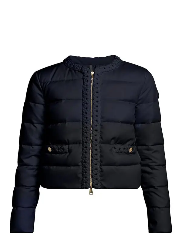 Moncler Maur Short Down Jacket - Navy