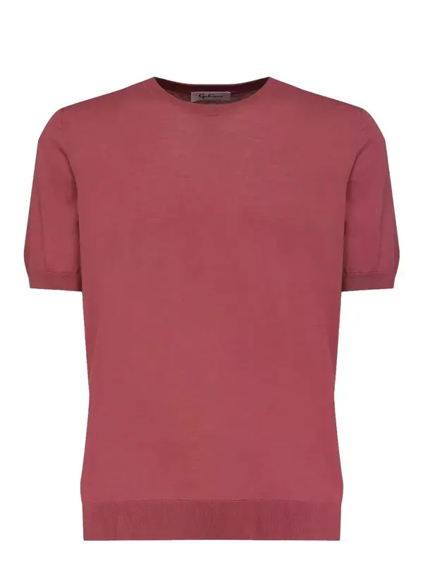 GALIANO Cotton T-shirt - Red