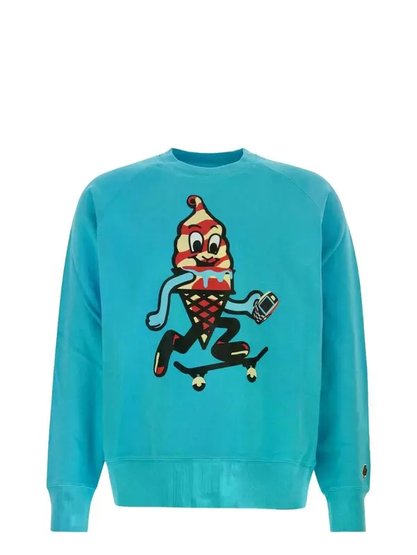ICECREAM Graphic Print Sweatshirt - Blue