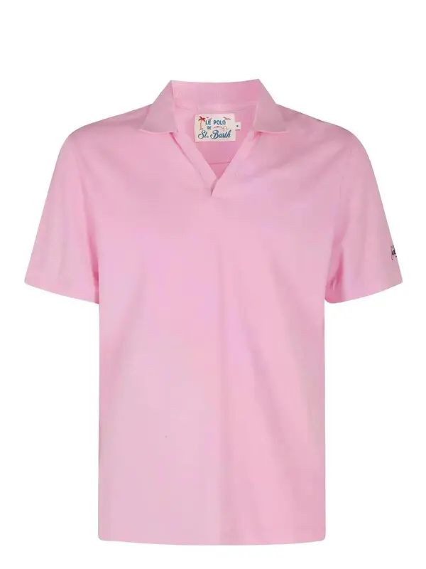 MC2 SAINT BARTH Cotton Polo Shirt - Pink
