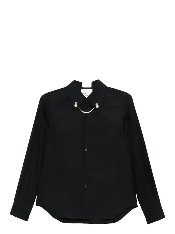 Noir Kei Ninomiya Cotton Shirt - Black