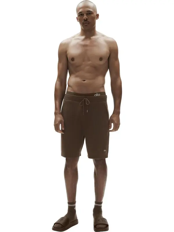 Alo Yoga 7" Sports Club Sweater Knit Short - Espresso