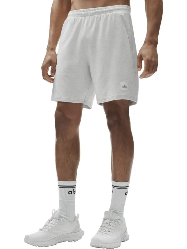 Alo Yoga 7" Double Take Short - White Heather