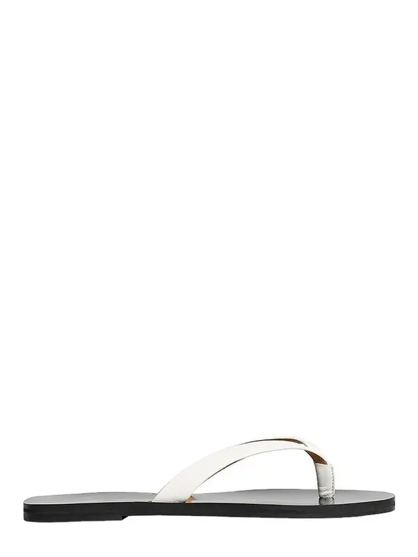 Madewell Gabi Thong Sandals - White Pebble
