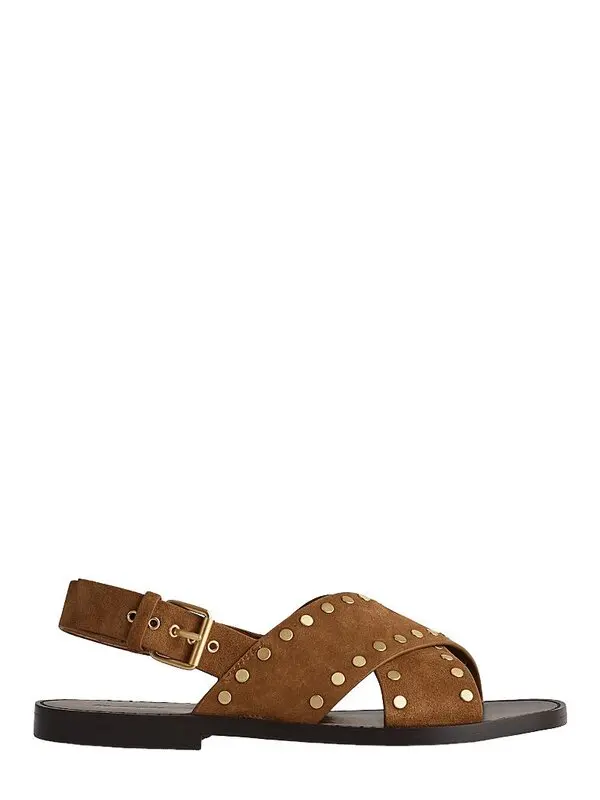 Madewell Tuley Crossband Sandals - Dried Acorn