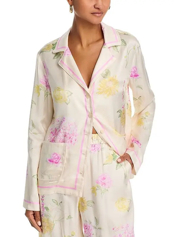LoveShackFancy Renetta Shirt - Sunlit Rose
