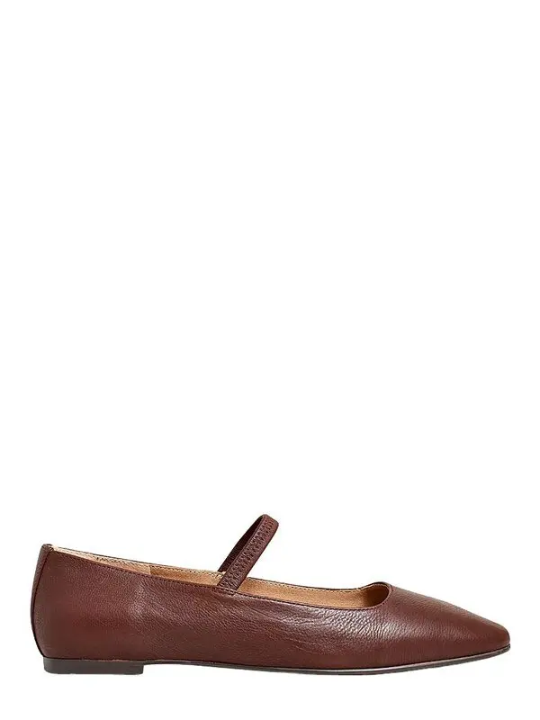 Madewell The Greta Ballet Flats - Chocolate