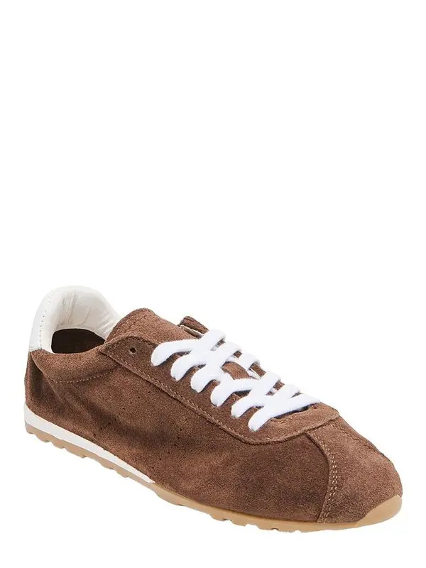 Dolce Vita Serina Lace-up Sneakers - Dark Brown Suede
