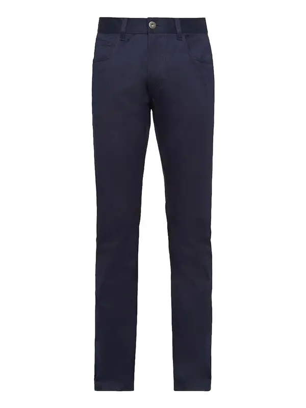 Prada Drill Stretch Jeans - Blue