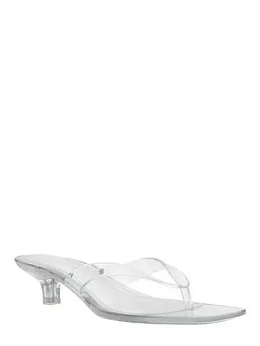 Pink Steve Madden Tracie Jelly Kitten Heel Sandals - Multicolored
