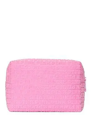 Pink Terry Makeup Bag - Pink