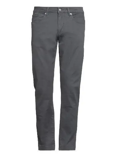 HAMAKI-HO Tapered Leg Twill Casual Pants - Grey