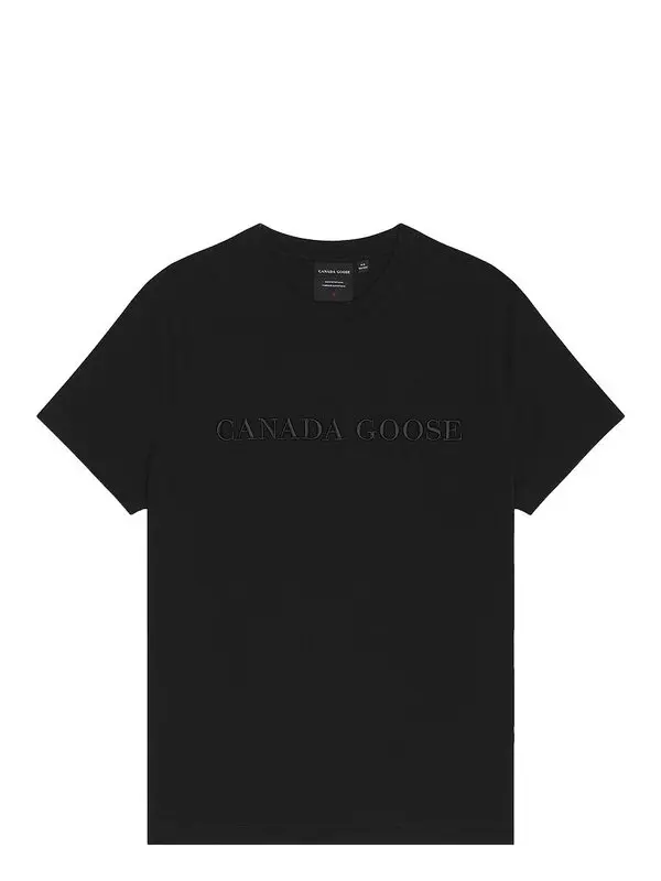 Canada Goose Emersen Embroidered T-shirt - Black