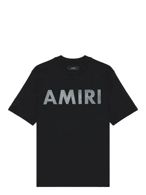 Amiri Stencil Tee - Black