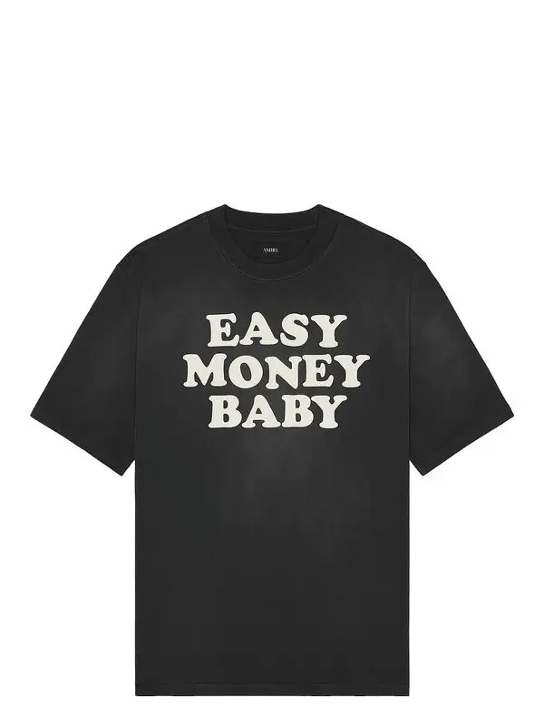Amiri Easy Money Tee - Black