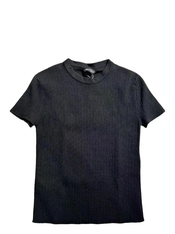 TOM FORD Ribbed T-shirt - Black