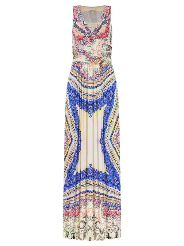 Etro Abstract-print Dress - White