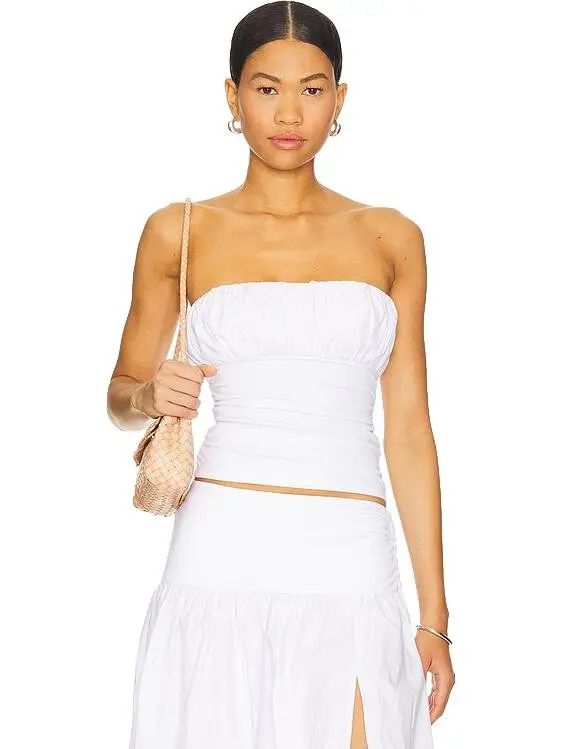 LOVERS AND FRIENDS Mac Tube Top - White