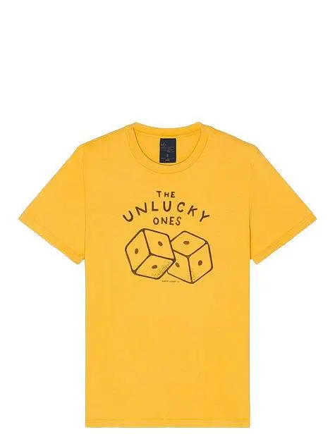 Nudie Jeans Roy Unlucky Tee - Yellow
