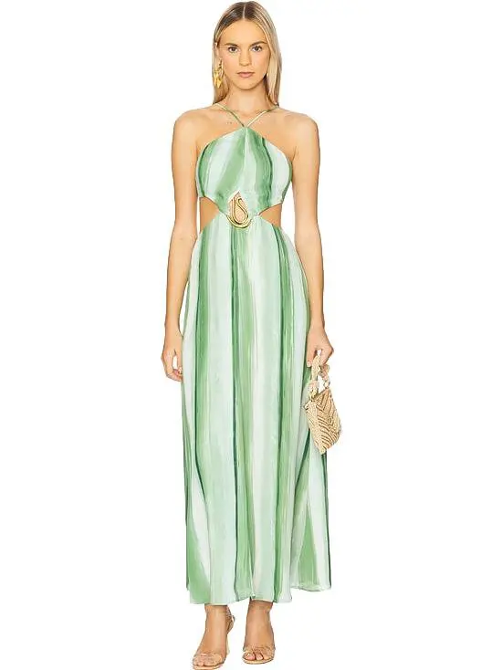 Cult Gaia Esmerelda Dress - Calla Lily Painted Stripe