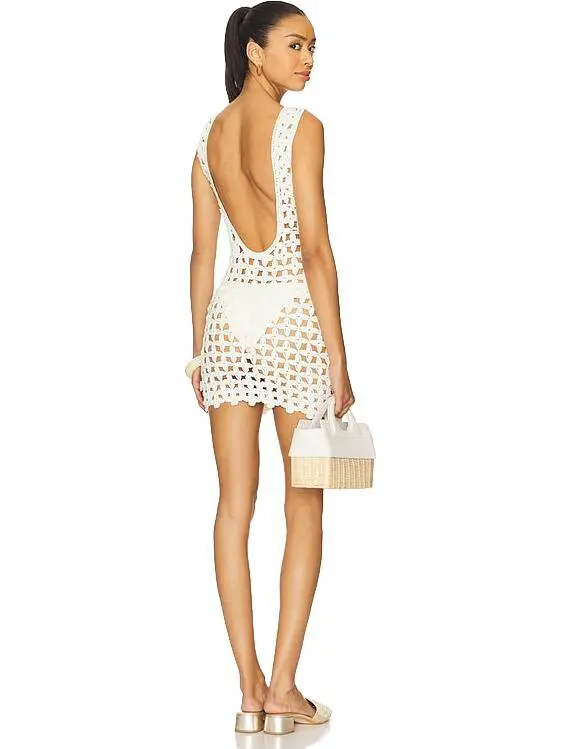 MORE TO COME Linds Mini Dress - Ivory
