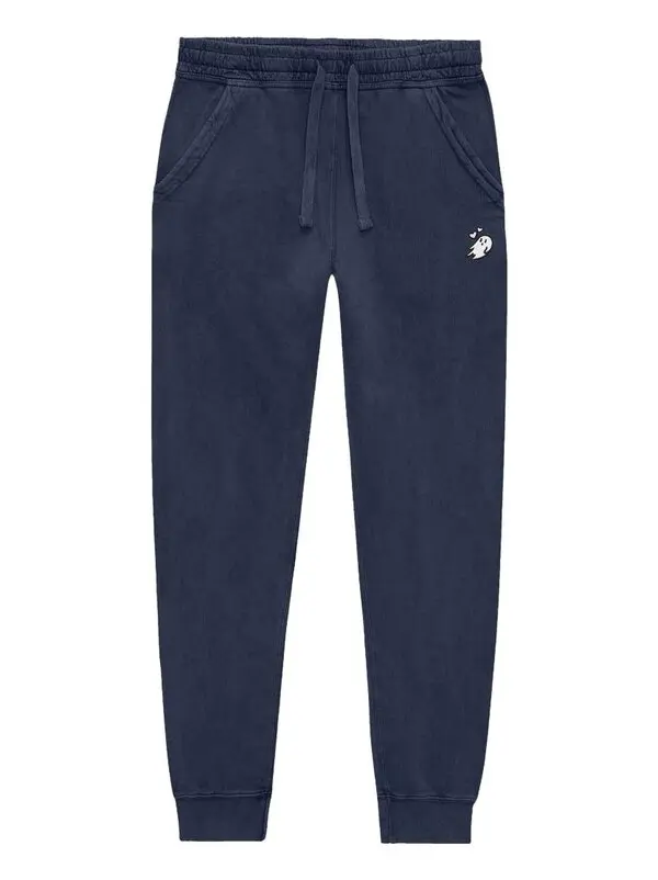 DALIX Heartly Ghost Midweight Washed Jogger Pant - Denim Blue