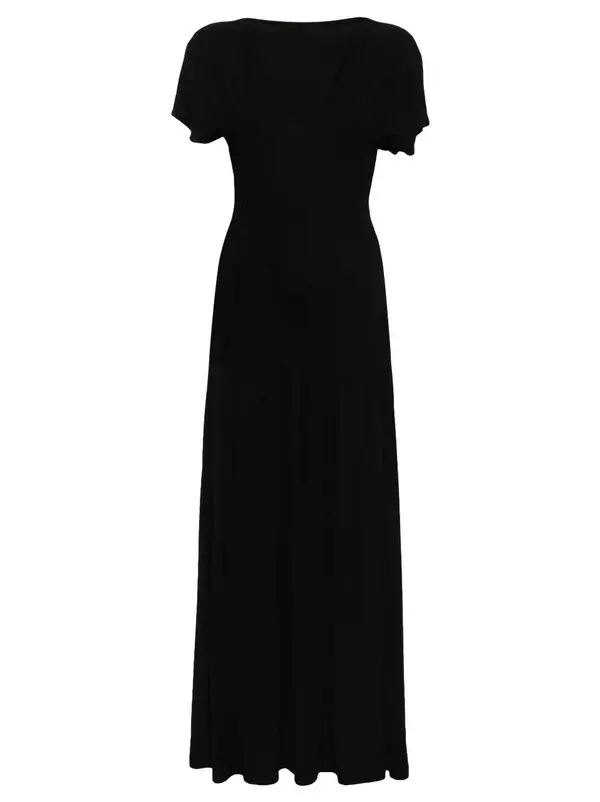 TOTÊME Knife-pleated Maxi Dress - Black
