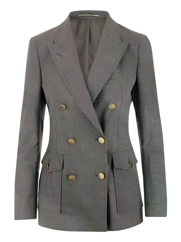 Tagliatore Double-breasted Blazer - Grey