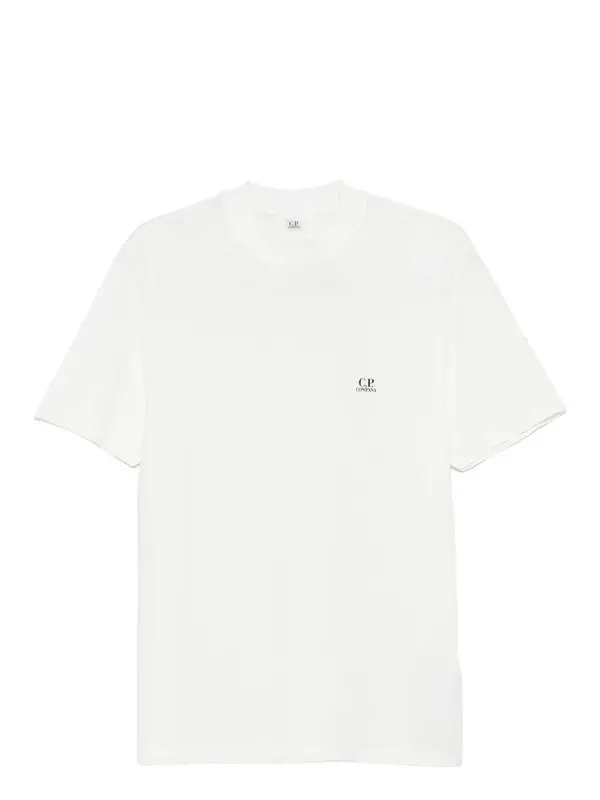 C.P. COMPANY Logo-print Jersey T-shirt - White