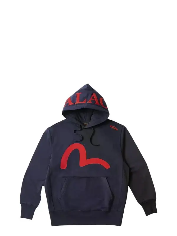 PALACE X Evisu Seagull Hoodie - Blue