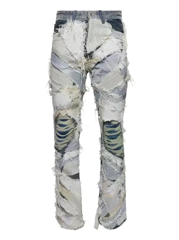 WHO DECIDES WAR BY EV BRAVADO Beach Sand Jeans - White