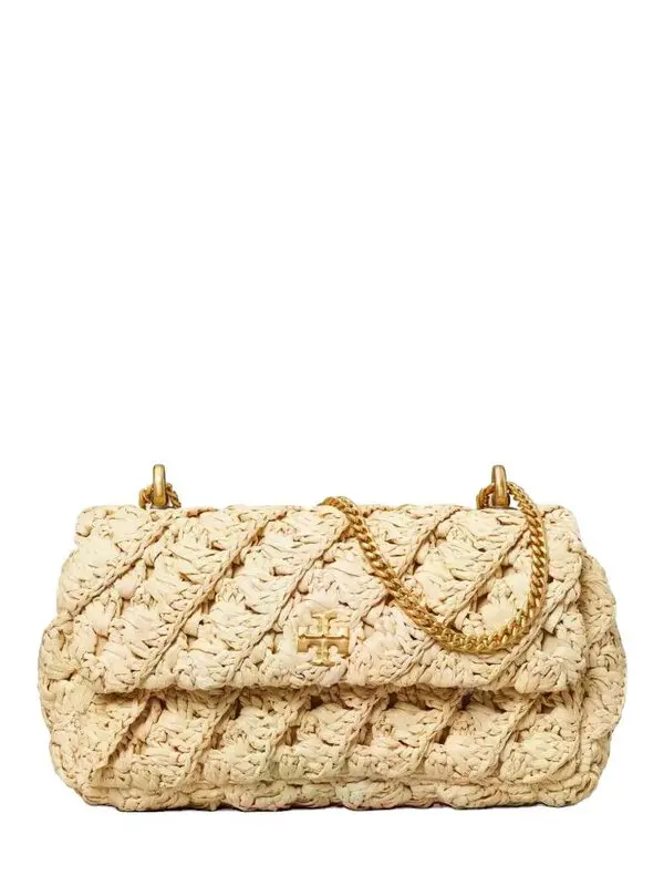 Tory Burch Kira Woven Chain Shoulder Bag - Neutrals