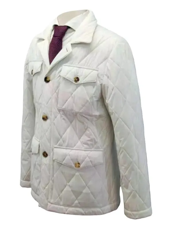Brunello Cucinelli Padded Jacket - White