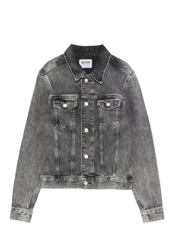 Moschino Buttoned Denim Jacket - Black