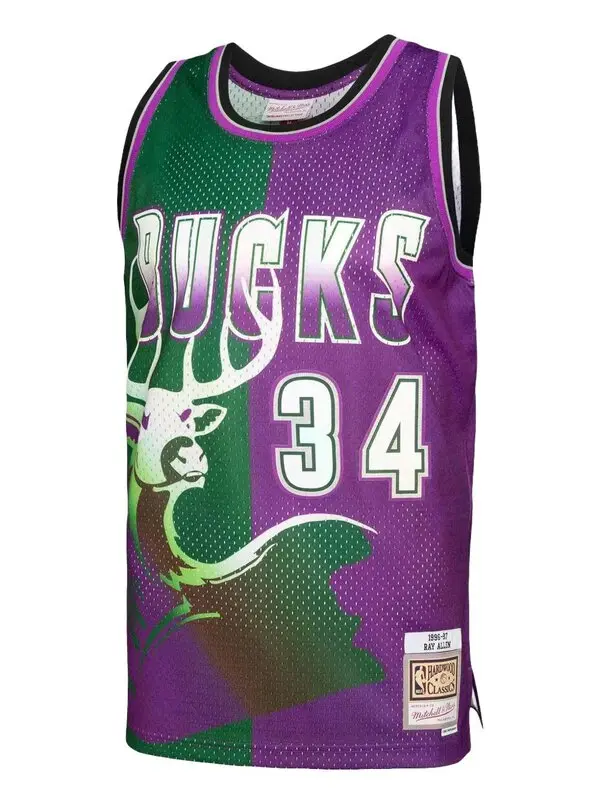 Mitchell & Ness Ray Allen Nba Milwaukee Bucks 1996 Swingman Tank Top - Green